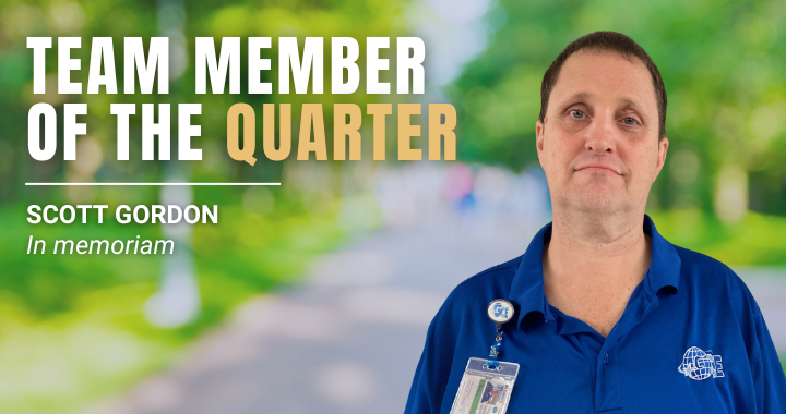 Scott Gordon named Lakeview Center Team Member of the Quarter | GCE
